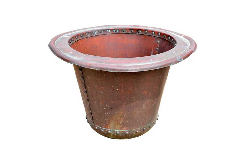 Garden Art Plus Ltd : Riveted Copper with Rim