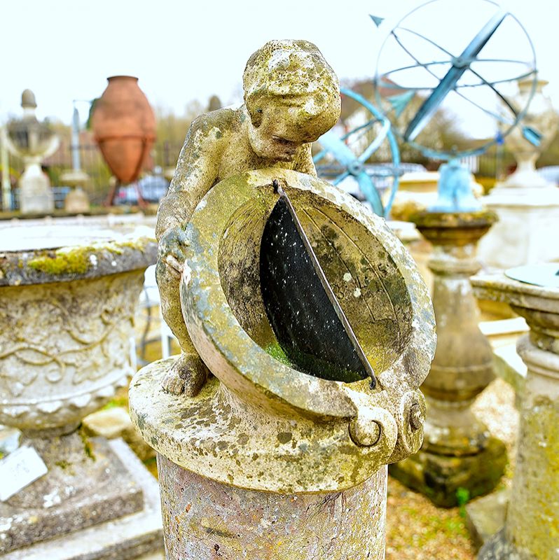 Garden Art Plus Ltd : Compton Pottery Cherub Sundial